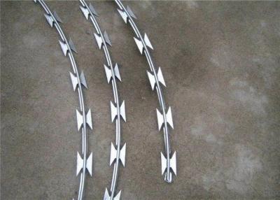 China ISO Galvanized Razor Wire Fencing , Security Barbed Wire BTO -22 BTO -11 BTO -30 for sale