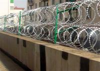 China Security Galvanized Steel razor barbed wire fence , razor sharp wire ISO for sale