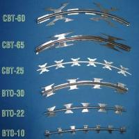 China Galvanized Safety Razor Barbed Wire / Durable Decorative Razor Wire Fencing for sale