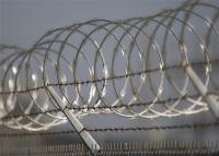 China Concertina Razor Barbed Wire BTO 22 Razor Wire 450mm 500mm 900mm Coil Diameter for sale