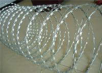 China Concertina Razor Barbed Wire BTO 22 Razor Wire 450mm 500mm 900mm Coil Diameter for sale