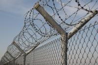 China Military Concertina Razor Blade Barbed Wire Straight Razor Wire 960mm Coil Diameter for sale