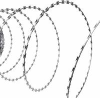 China Military Grade Roll Razor Barbed Wire Non Corrosive Resistance Humidity for sale