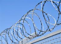 China Steel Wire Material Razor Barbed Tape Wire Galvanized Surface Treatment for sale
