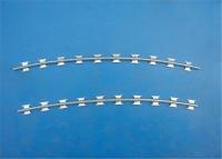 China Hot Dip Galvanized BTO 10 Flat Razor Wire Stainless Steel On Protect Private Grounds for sale