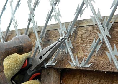 China Galvanized Steel Welded Razor Wire Mesh With Blade Type BTO 12 22 30 for sale