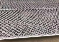 China 75 X 150mm Square Hole Welded Razor Wire Mesh Fencing Grey Color Coated for sale