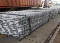 China Custom Hot Dipped Galvanized Welded Barbed Wire Mesh Protection Fence Panel for sale