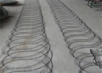 China Flat Wrap Coiled Razor Wire Hdg Hot Dipped Galvanized For Security Barrier for sale