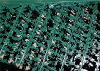 China Custom Green Powder Coated Razor Wire Mesh BTO-22 For Razor Welded Fencing for sale