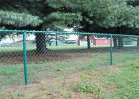 China Low Carbon Wire Pvc Coated Chain Link Mesh Use As Guardrail 6 M Long 3.8m High for sale