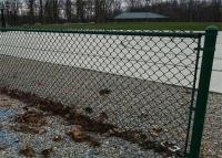 China Low Carbon Wire Pvc Coated Chain Link Mesh Use As Guardrail 6 M Long 3.8m High for sale