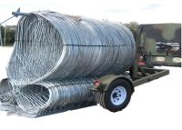 China Military And Police Mobile Security Barrier , Razor Wire Barriers Of Stainless Steel for sale