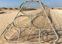 China Triangle BTO-28 Razor Blade Wire Removable Grid Guard On Prison Or Government Agency for sale