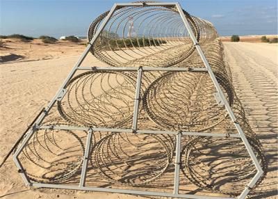 China Triangle BTO-28 Razor Blade Wire Removable Grid Guard On Prison Or Government Agency for sale