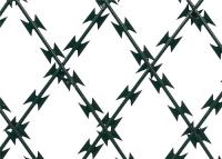 China Stainless Steel Welded Type Diamond Razor Wire Easy To Install Prevent Climbing for sale