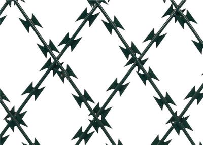 China Stainless Steel Welded Type Diamond Razor Wire Easy To Install Prevent Climbing for sale