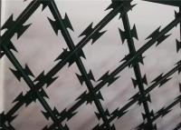 China Stainless Steel Welded Type Diamond Razor Wire Easy To Install Prevent Climbing for sale