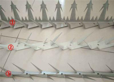 China Anti - Climb Razor Wall Security Spikes , Garden Fence Security Spikes for sale