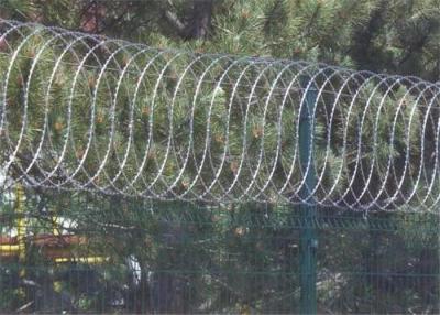 China Blades For Flat Wrap Razor Wire Panel , BTO10 12 18 22 Concertina Wire Fencing for sale