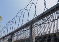 China Hi Tensile Flat Wrap Razor Wire BTO 12 Coils For Animal Husbandry Warehouse for sale