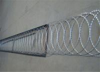 China Hi Tensile Flat Wrap Razor Wire BTO 12 Coils For Animal Husbandry Warehouse for sale