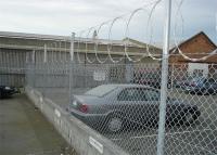 China Crossed Flat Razor Wire Fence With Beeline , Razor Barbed Wire High Tensile for sale