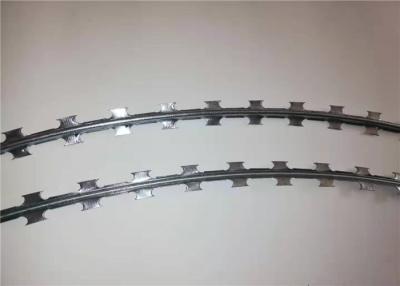 China SS 304 316 Stainless Steel Razor Wire Razor Barbed Wire Spiral BTO 10 BTO 12 for sale