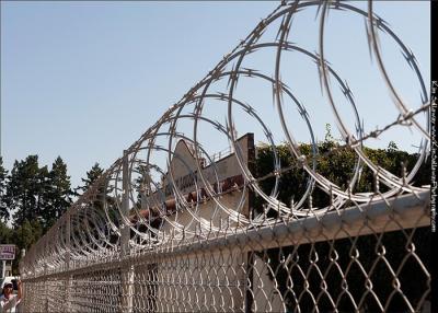 China HDG Razor Wire Blade BTO CBT With Clips Galvanized Concertina Wire for sale
