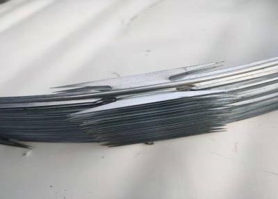 China Single Coil Spiral CBT 65 Razor Wire For Concertina Coil Fencing , Long Life for sale
