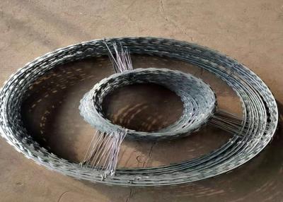 China Double Coil Military BTO 22 Mobile Security Barrier Concertina Razor Wire Galvanized for sale