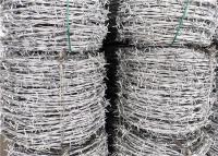 China Tata Zinc Coated Security Barbed Wire For Fencing , Prison Barbed Wire for sale