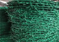 China High Tensile PVC Coated Concertina Barbed Wire Use For Security Fencing for sale