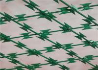 China Pvc Coated Welded Wire Fabric Frontier Of Concertina Welded Razor Wire for sale