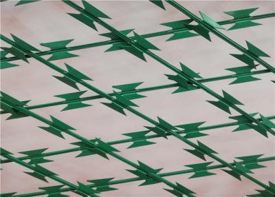 China Pvc Coated Welded Wire Fabric Frontier Of Concertina Welded Razor Wire for sale