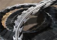 China Double Concertina Razor Wire , Concertina Barbed Wire With Various Blade Types for sale