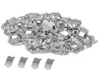 China Galvanized Razor Wire Fittings Barbed Wire Clips For Razor Wire Fastening for sale