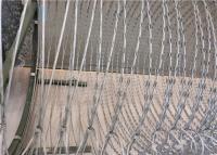 China Longlife Concertina Razor Wire Fittings With Clips For Razor Barbed Wire for sale