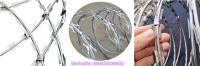 China Longlife Concertina Razor Wire Fittings With Clips For Razor Barbed Wire for sale