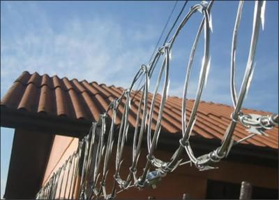 China Anti Rust Flat Wrap Razor Wire Fence With Beeline Razor Barbed Wire for sale