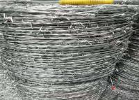 China Galvanized Double Twist Razor Barbed Wire Barber Wire Diameter 1.6- 2.8 Mm for sale