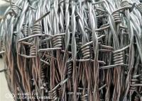 China High Tensile 400 Meters Galvanised Barbed Wire Price Per Roll For Kenya for sale
