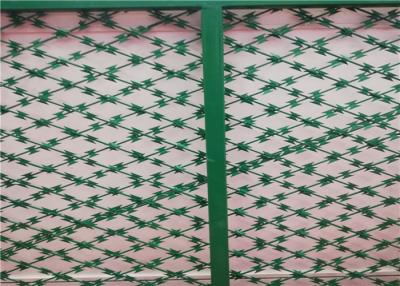 China Cutting Edge Security Razor Wire Mesh Welded Razor High Security Fencing Aperture Size for sale