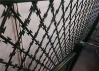 China Cutting Edge Security Razor Wire Mesh Welded Razor High Security Fencing Aperture Size for sale