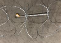 China Longlife Bto - 22 Concertina Razor Barbed Wire 200 - 980mm Coil Diameter for sale