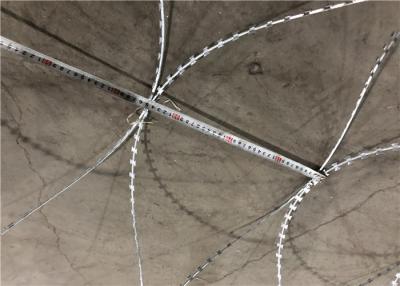 China 10 Kg / Coil Concertina Razor Barbed Wire With Different Blade Wire for sale