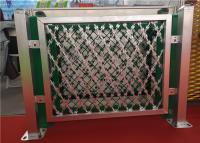 China Galvanized Welded Razor Wire Mesh Fence , Razor Wire Fence With Diamond Hole Shape for sale