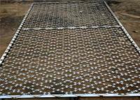 China Welded Razor Wire Fence Made By Straight Blade Netting Welded Together for sale