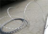 China Unclipped Razor Ribbon Wire Razor Concertina Wire Coil Security Barrier for sale