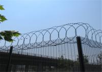 China Simple Customed Flat Razor Wire / Concertina Razor Wire 500mm X 15m for sale